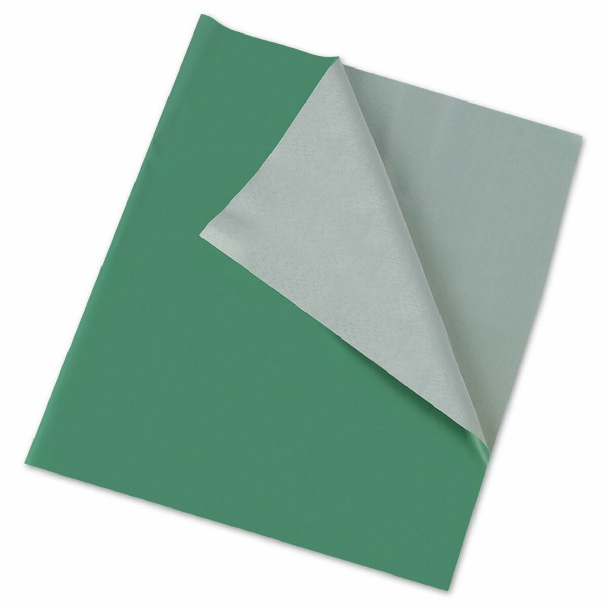 Клеенка для уроков труда Пифагор, ПВХ, зеленая, 69х40см (227057), 30шт.