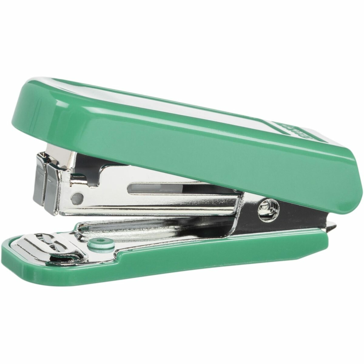 Степлер Комус мини, №10, до 16 листов, антистеплер, зелёный (162721), 48шт.