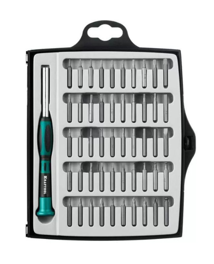 Отвертка Kraftool 25691 Precision-51 для точных работ, 51 предмет