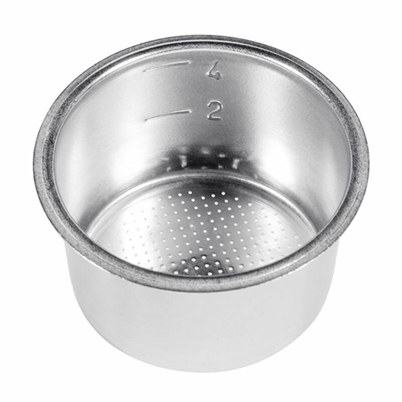 51 мм из нержавеющей стали, 4 чашки, чаша для порошка, сменный фильтр для кофе, корзина для фильтра без давления, детали кофемашины для эспрессо