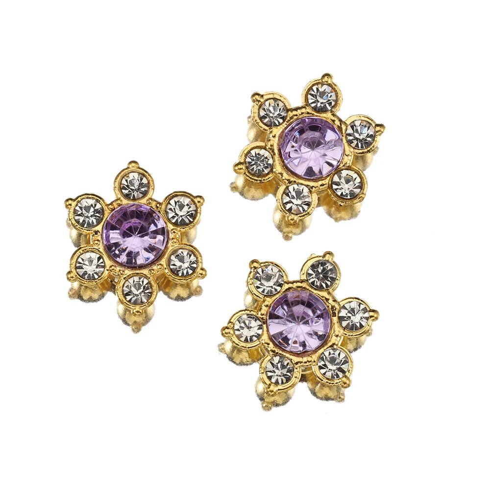 Кабошоны из горного хрусталя Ailimi 50 шт Фиолетовый, фиолетовый