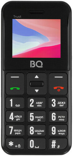 Сотовый телефон BQ 1866TrustBlack/Grey