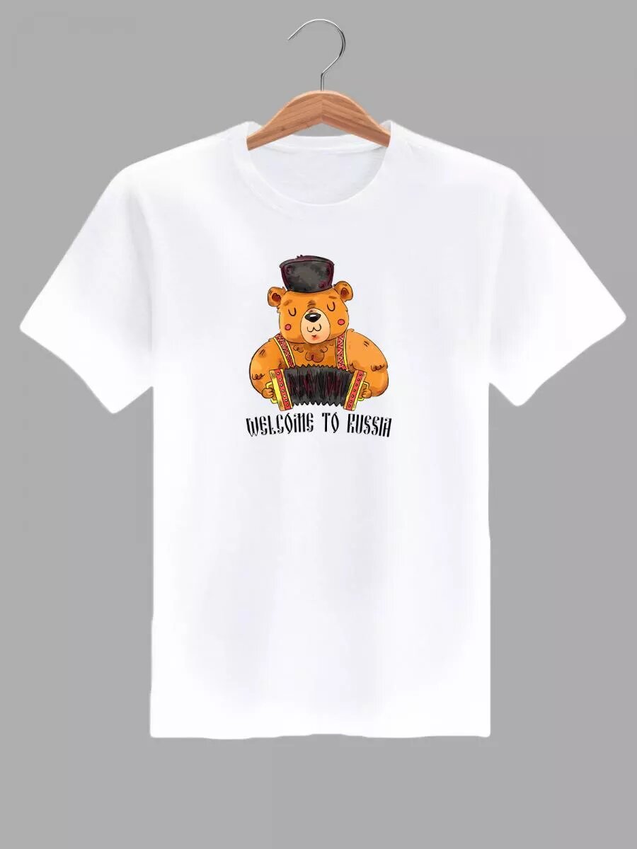 Футболка welcome to Russia