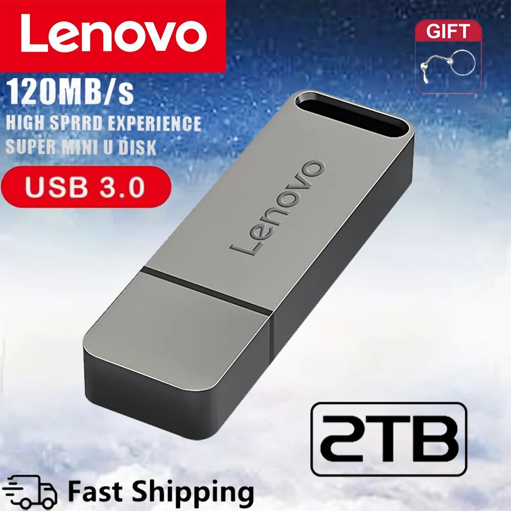 Lenovo металлический флэш-накопитель USB 3.0 Only Adapter