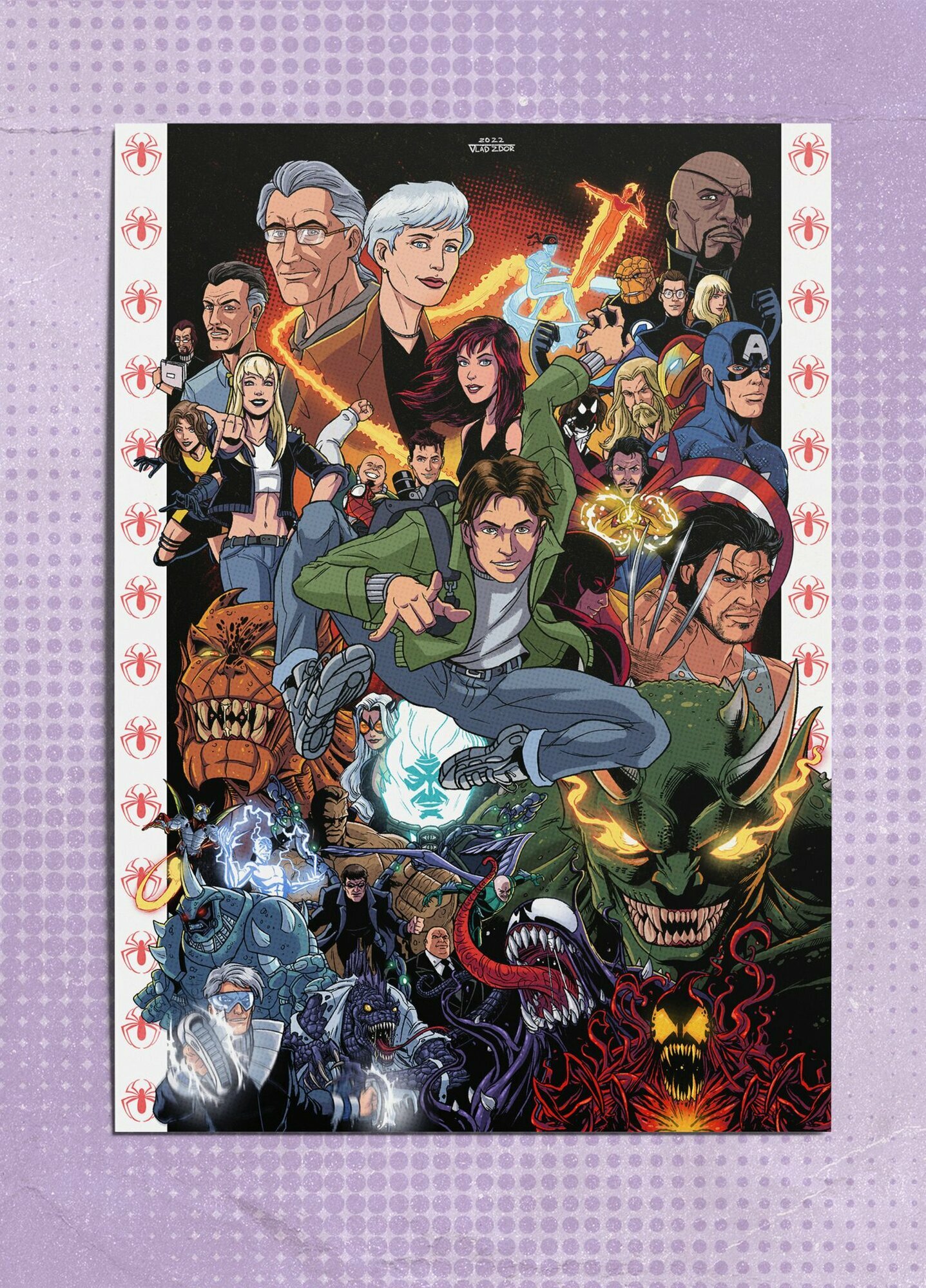 Открытка Ultimate Spider-Man Tribute: Peter Parker