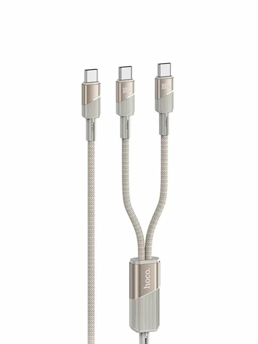 Кабель двойной Type-C на Type-C 100W