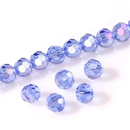 Круглые стеклянные бусины Small Bridge 3 4 6 8 мм 3mm-165-170pcs, Z107AB