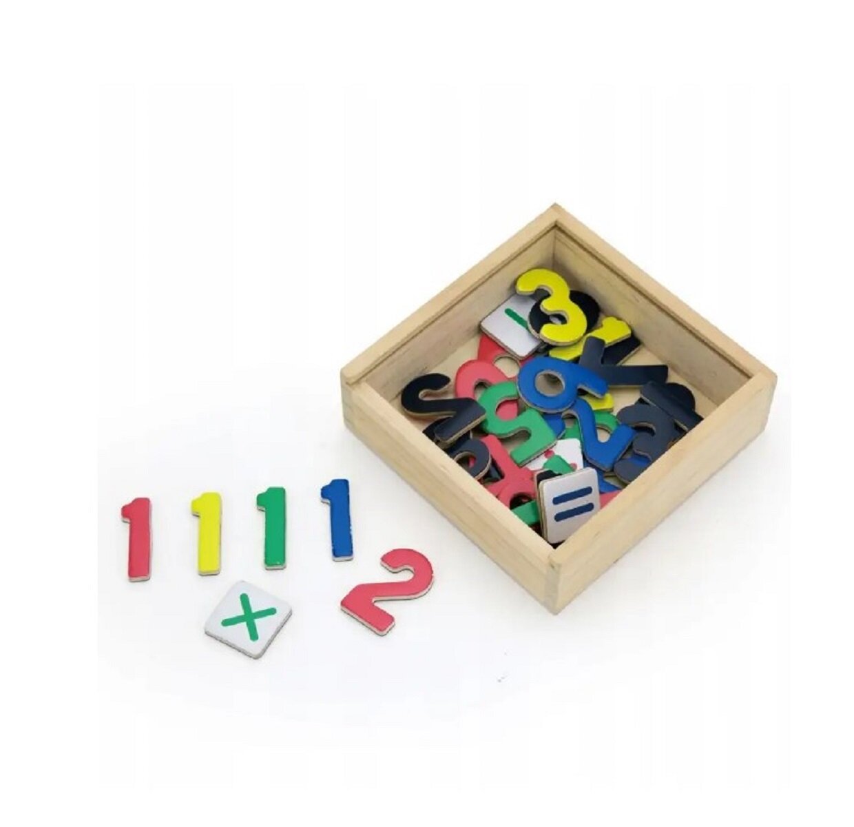 Набор Viga Цифры на магните, 37 шт, в ящике 50325