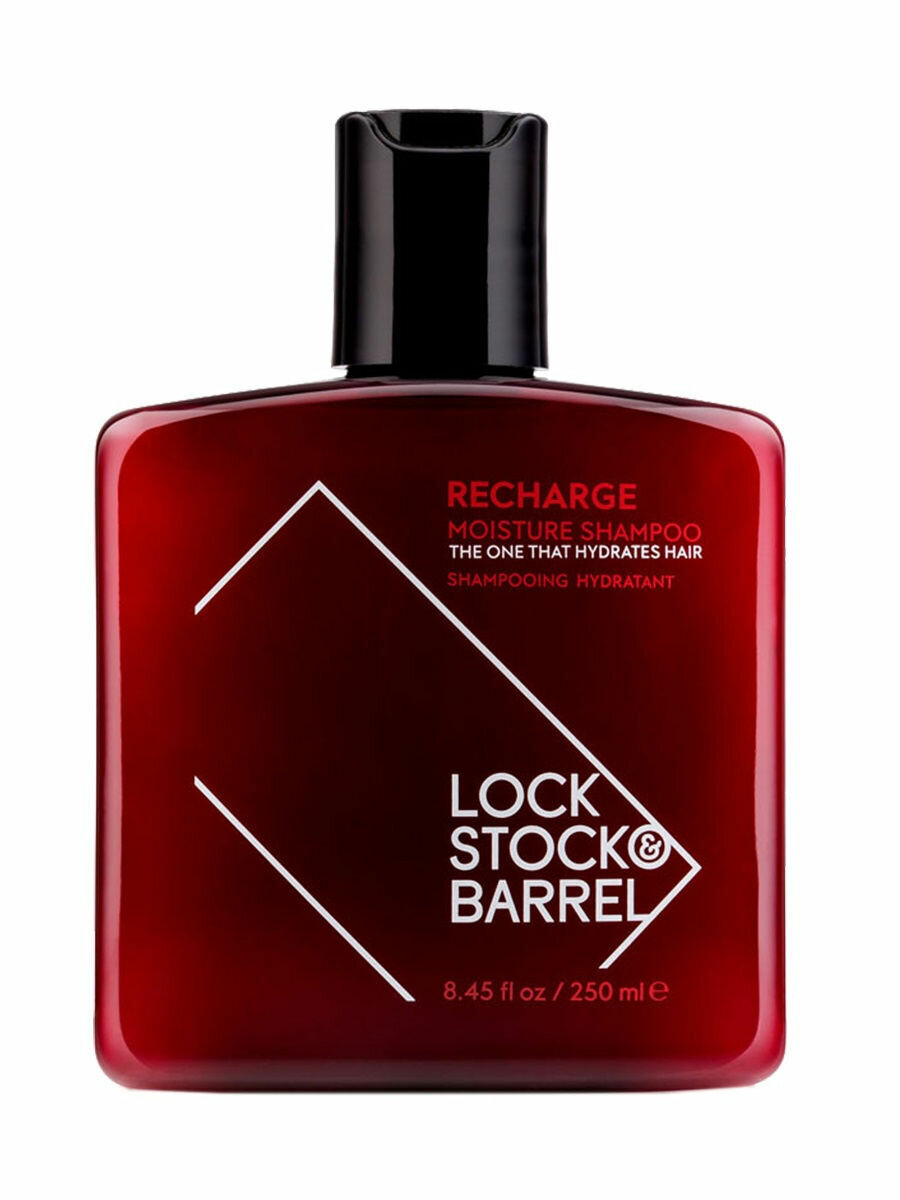 LOCK STOCK & BARREL Recharge Шампунь для жестких волос увлажняющий муж, 250 мл