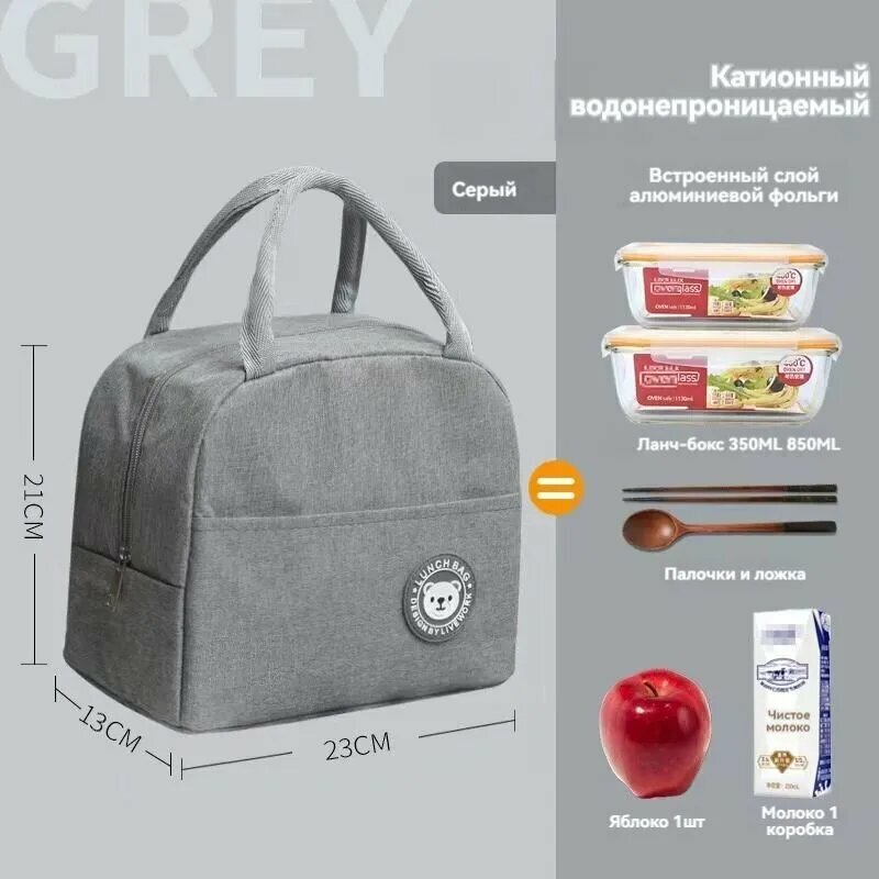 Термосумка для ланча сумка холодильник маленькая