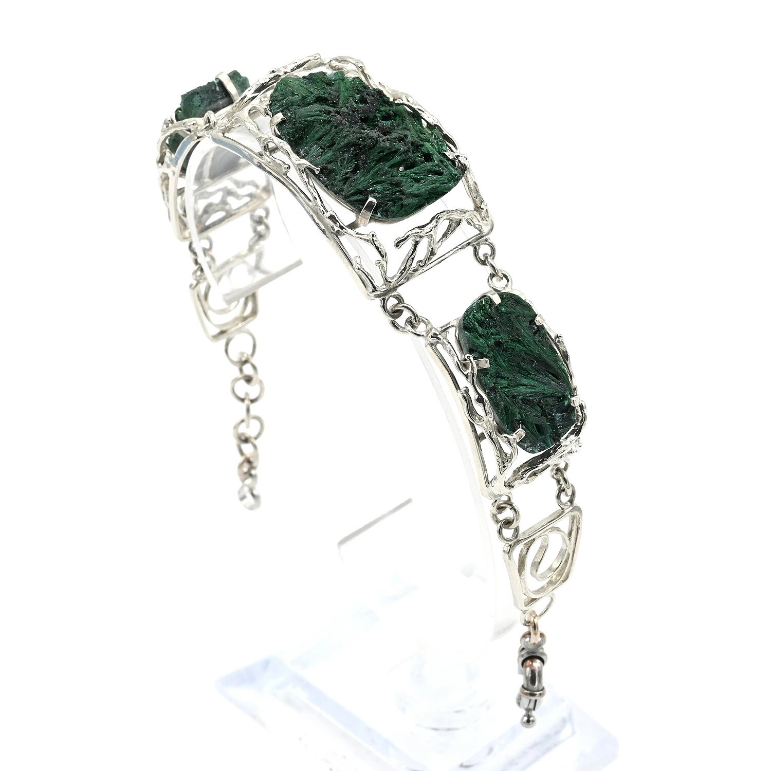 Браслет, малахит