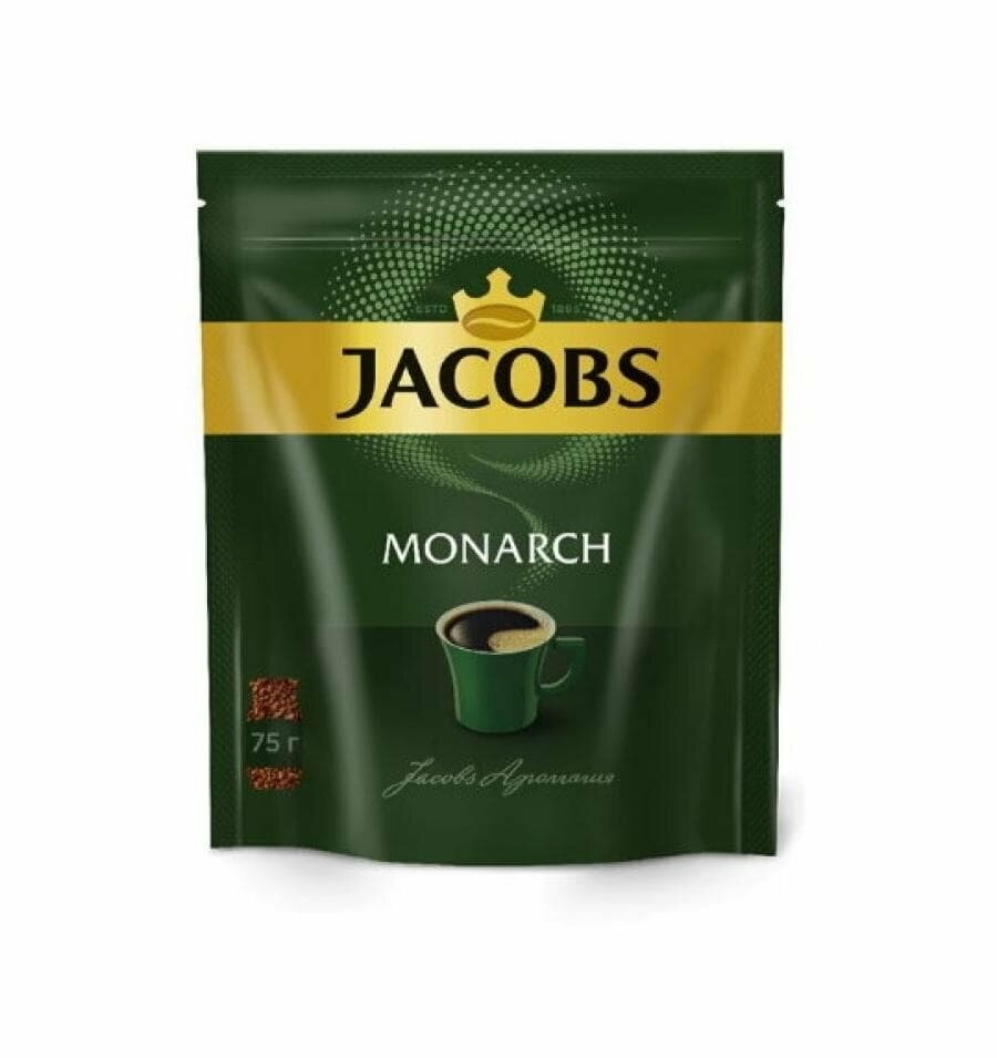 Кофе растворимый Jacobs, Monarch, 75 гр
