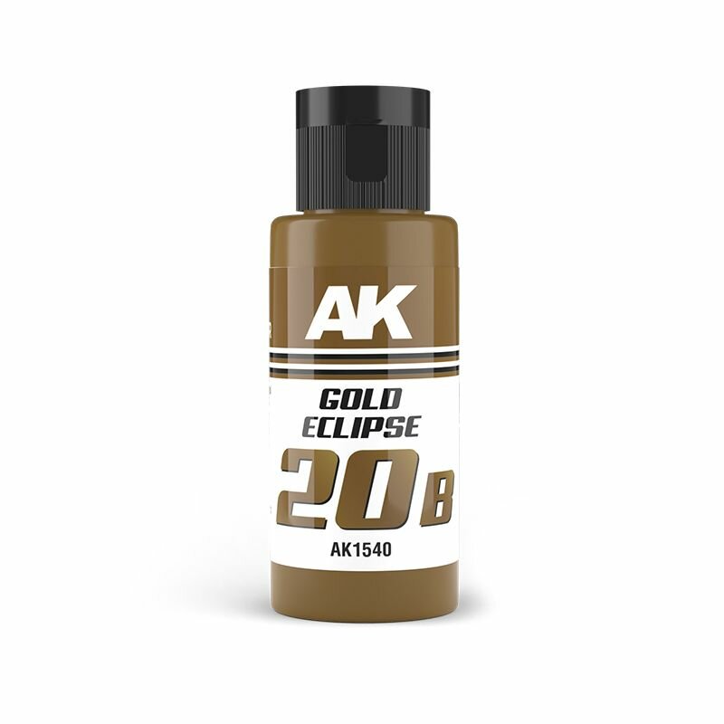 Акриловая краска AK Interactive - 20B - Gold Eclipse (60мл)