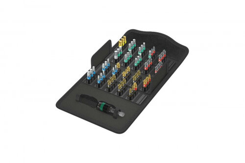 Набор бит биторсионных с битодержателем Wera WE-057441, 61 предметов