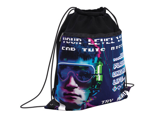 Мешок для обуви Erich Krause Cyber Game 500*410мм 1 отделение 60167