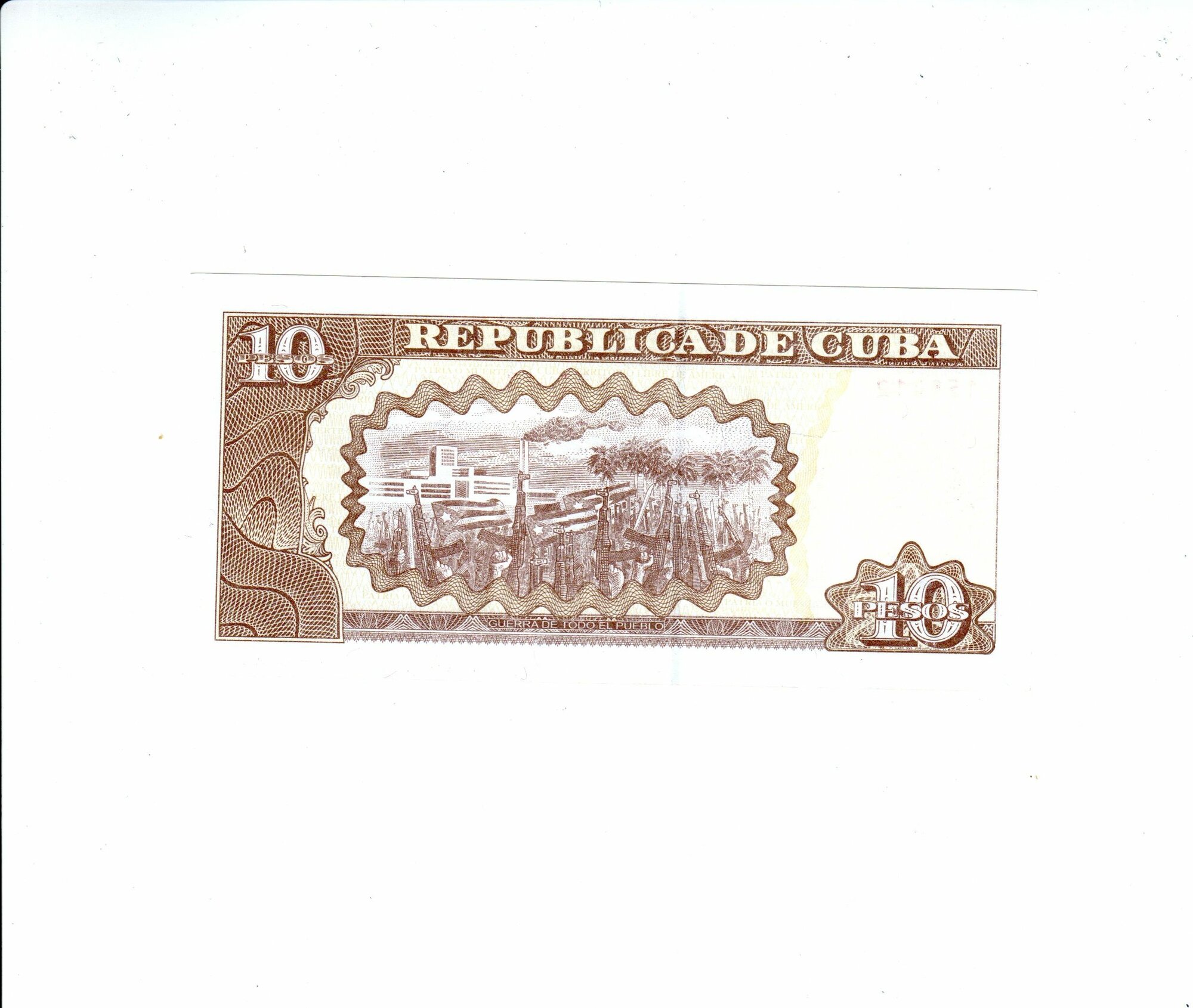 Куба 10 песо 2019 год UNC. Оригинал