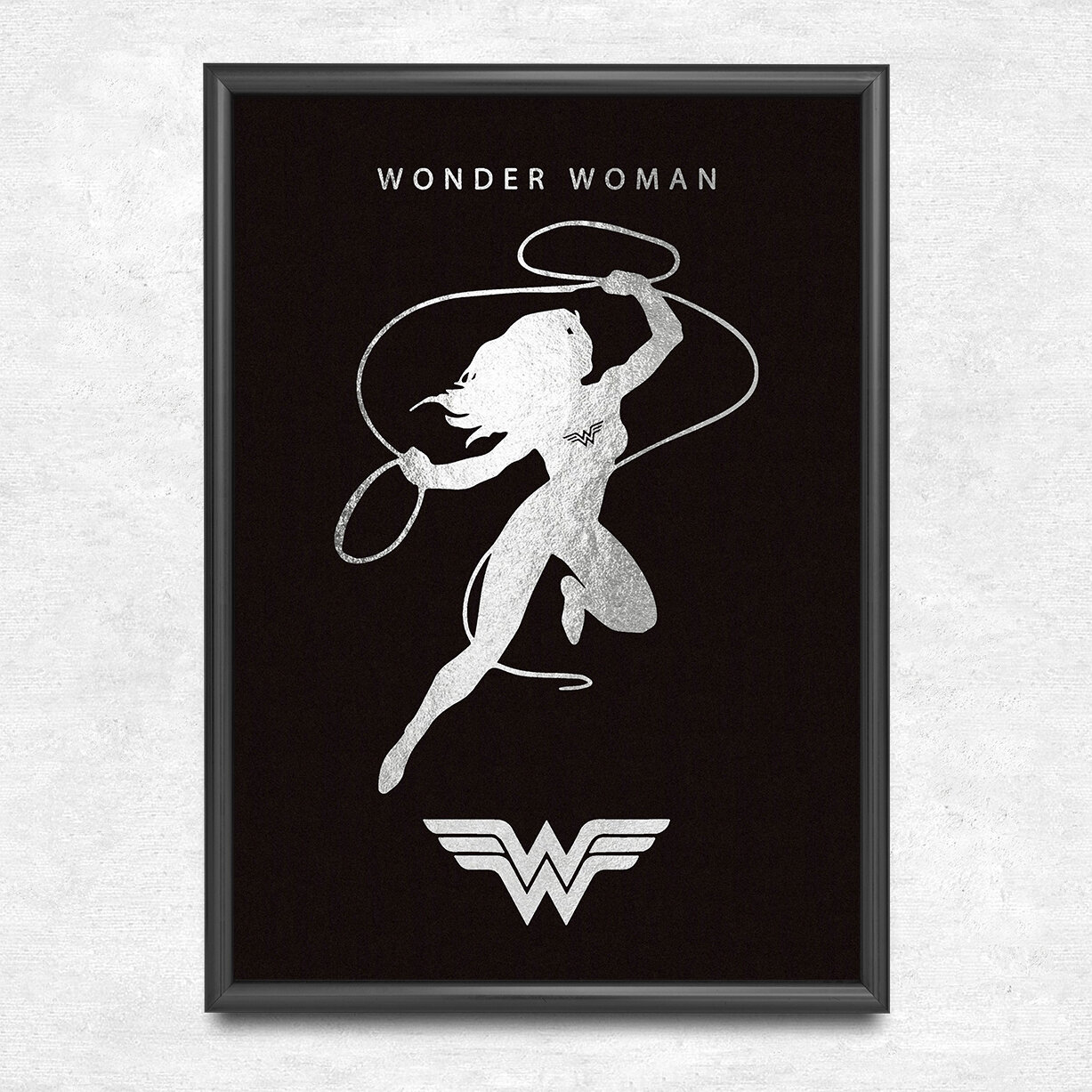 Постер на стену Чудо Женщина / плакат для интерьера Wonder Woman. Комикс, фильм, игра. Супергерой