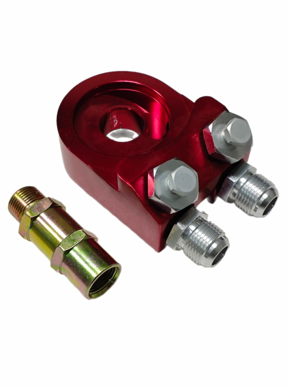 Адаптер для установки масляного радиатора OF-1002-R /красный/