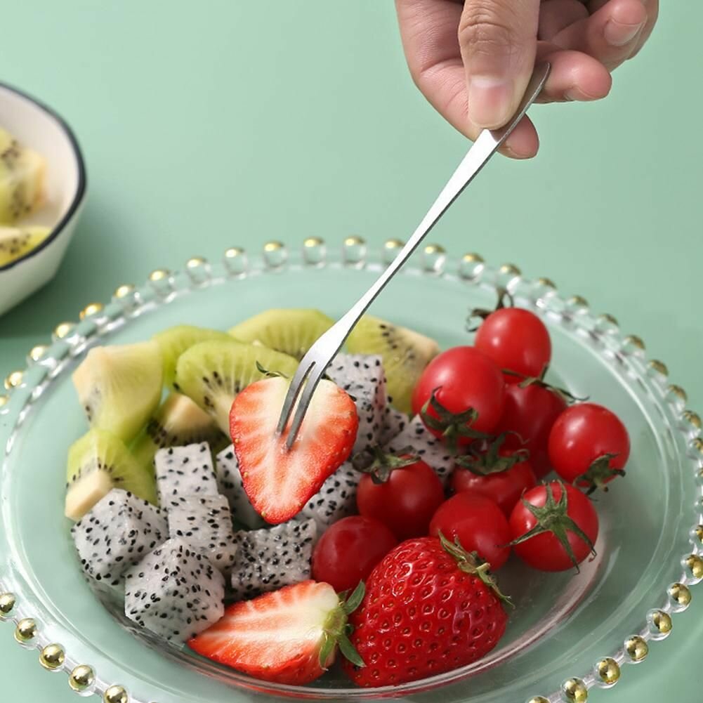 Вилка для фруктов из нержавеющей стали 2шт/5шт