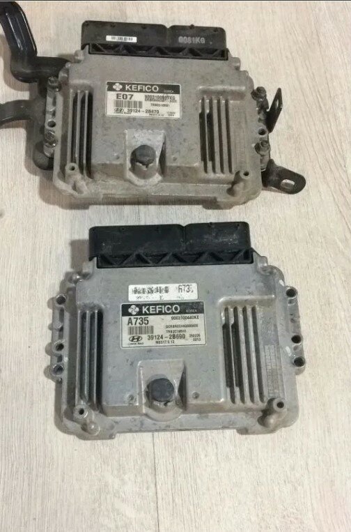 Блок управления двигателем для Hyundai Solaris 2010-2017, Б/У, Эбу мозги двс с АКПП Солярис Рио