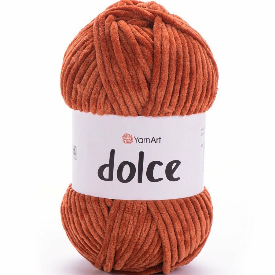 Пряжа Yarnart DOLCE 793 рябина (5 мотков)