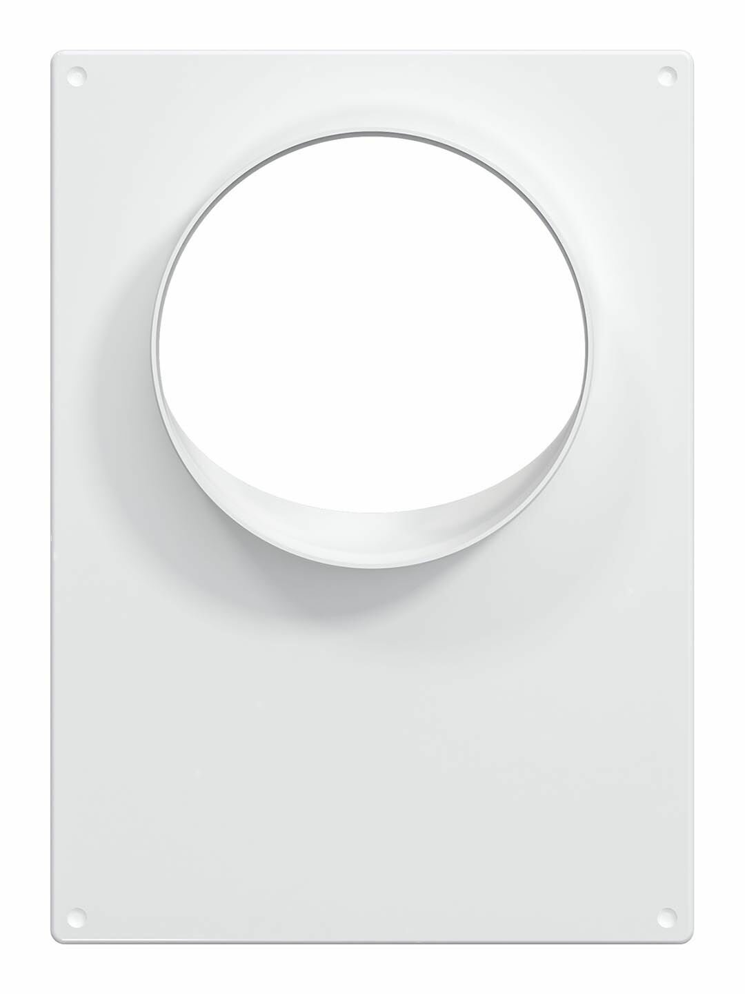 Площадка торцевая ПТП фланец D120 180х250 пластик ERA для присоединения круглых воздуховодов