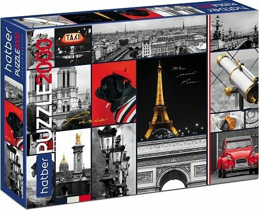 Пазл Premium "I love Paris", 2000 элементов