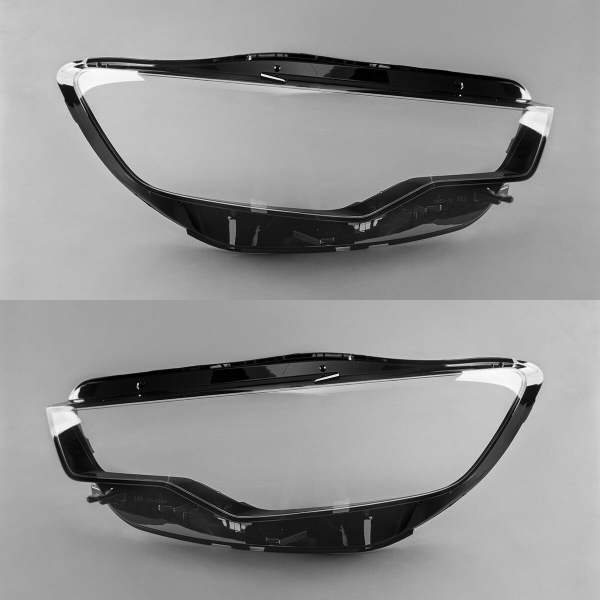 Стекла фар для Audi A6 C7 (2011-2014), комплект, поликарбонат