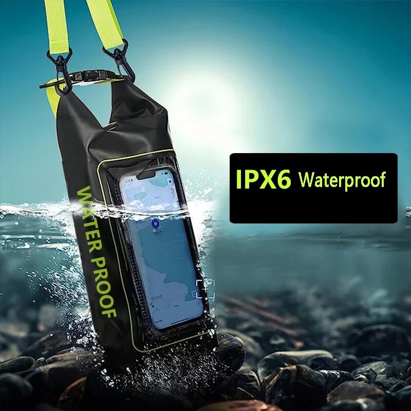 Сумка на плечо JPXB, водонепроницаемая, ПВХ, цвет желтый, 2л