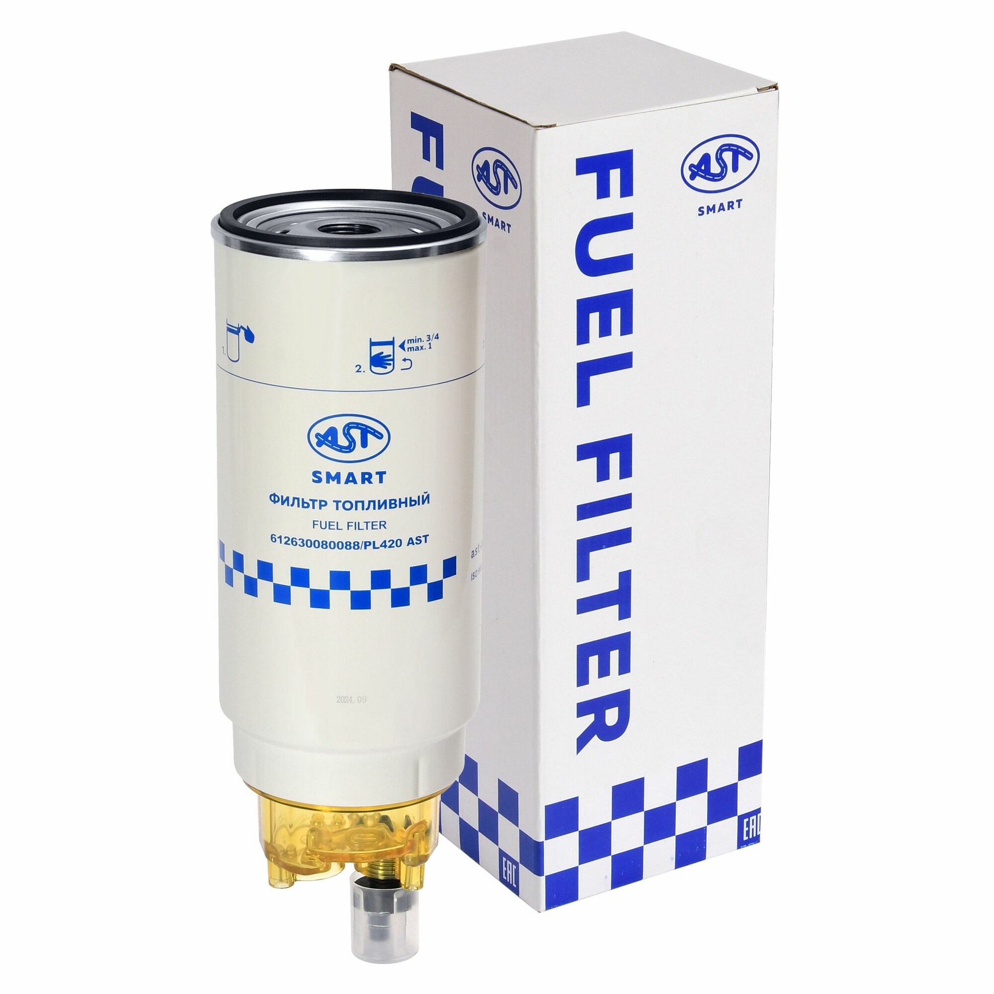 Топливный фильтр HOWO, SHACMAN/ SHAANXI, CAMC, FAW, MAN, МАЗ, урал AST Smart AST1669