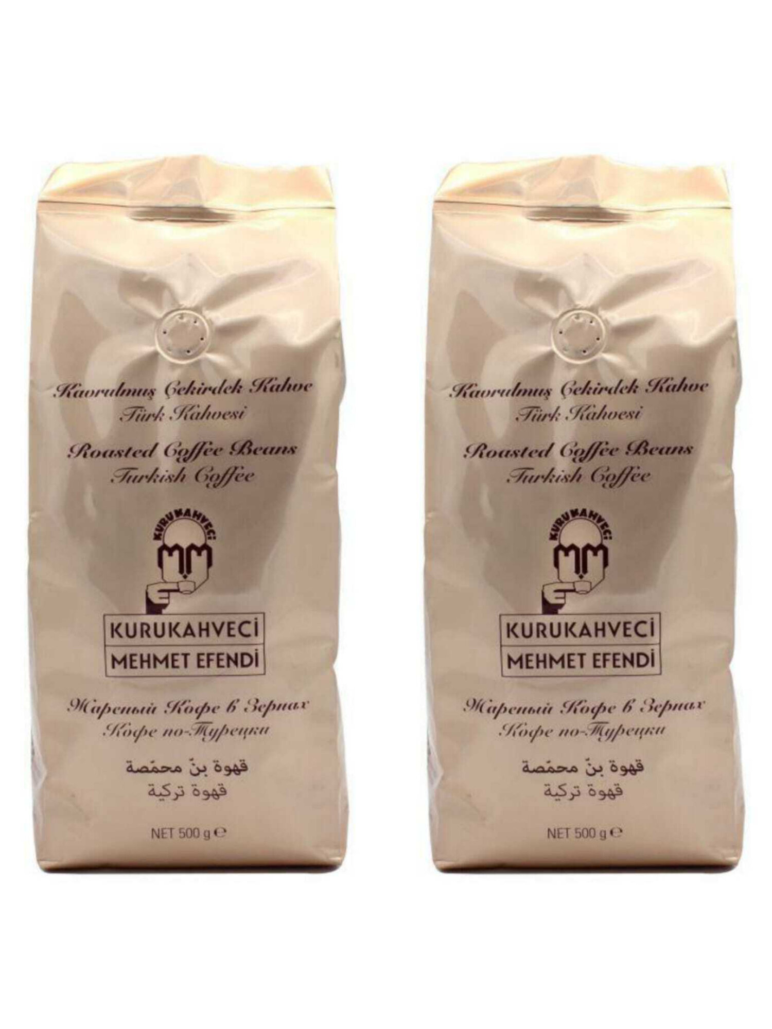 Кофе в зёрнах Kurukahveci Mehmet Efendi 500 г, 2 шт