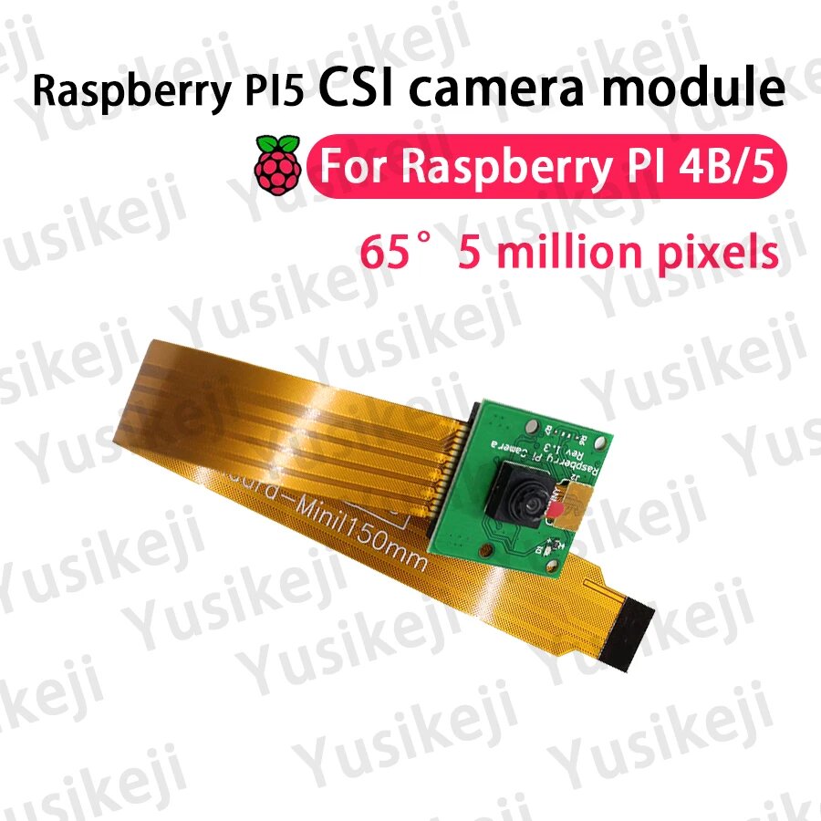 Веб-камера Raspberry Pi 5/4B 5MP 1080P OV5647 с дополнительной поддержкой FFC для Raspberry Pi 5/4B