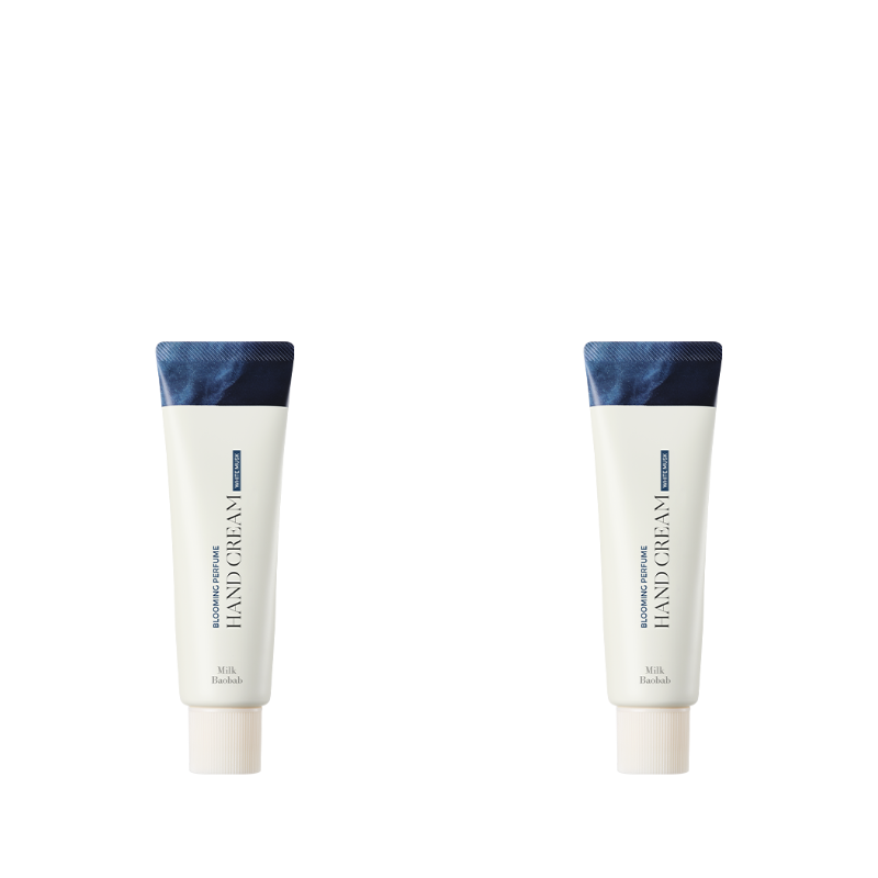 Крем MILK BAOBAB Hand для рук с ароматом белого мускуса Milk Baobab Blooming Perfume Hand Cream White Musk, 50 g, 2 штуки