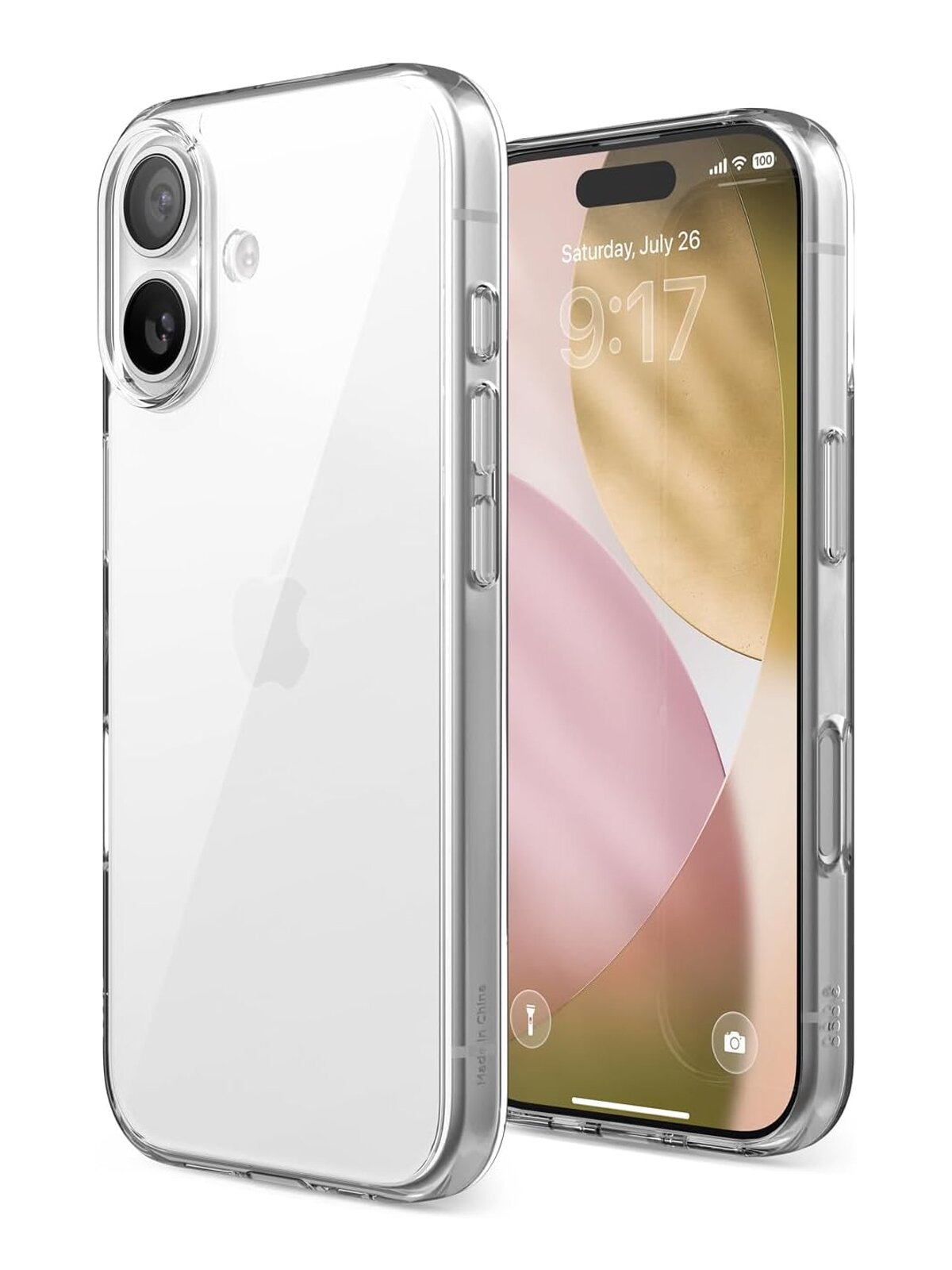Elago прозрачный чехол для iPhone 17, HYBRID (pc/tpu), Clear