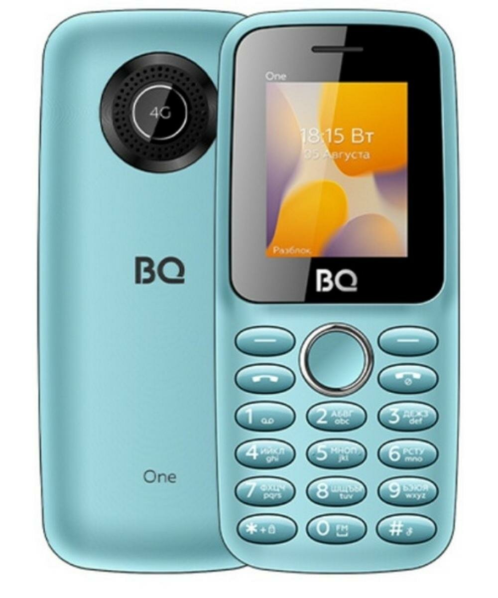 Мобильный телефон BQ 1800L One 4G Голубой 2 sim 1.77″ TFT 2G, 3G, 4G 950 mAh (RU)