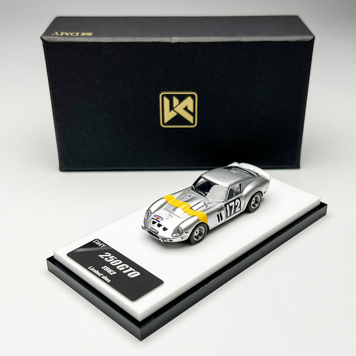 DMY 1:87 Ferrari 250GTO 1962 Модель автомобиля из высококачественной смолы