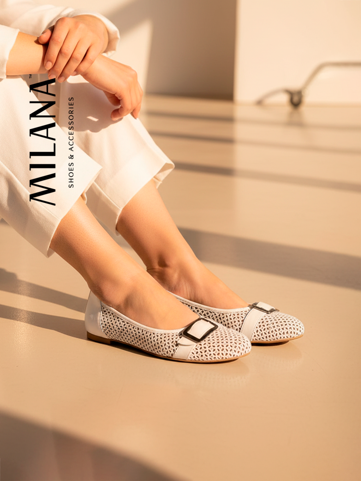 Балетки женские летние натуральная кожа