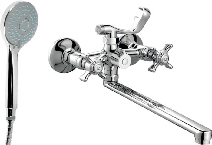 Смеситель с длинным изливом для ванны Haiba HB24 HB2224