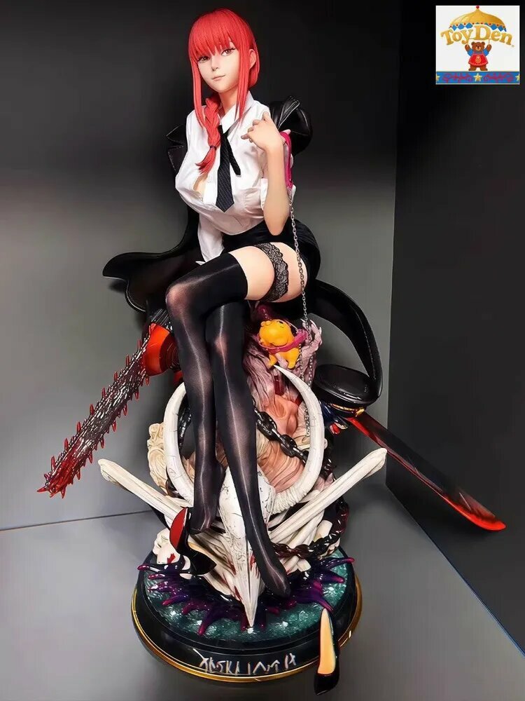 Фигурка Makima Чейнсоу Мэн 50см коллекционная а