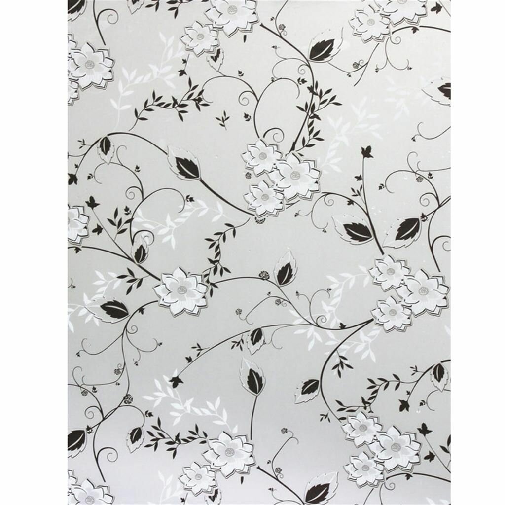 Декоративная пленка для окон для уединения, водостойкая, - 2 - рисование тушью