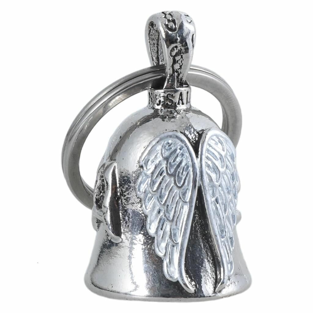 Колокольчики из нержавеющей стали для ключей мотоцикла, оберег для велосипедистов, удача и безопасное путешествие, - Цепочка для ключей