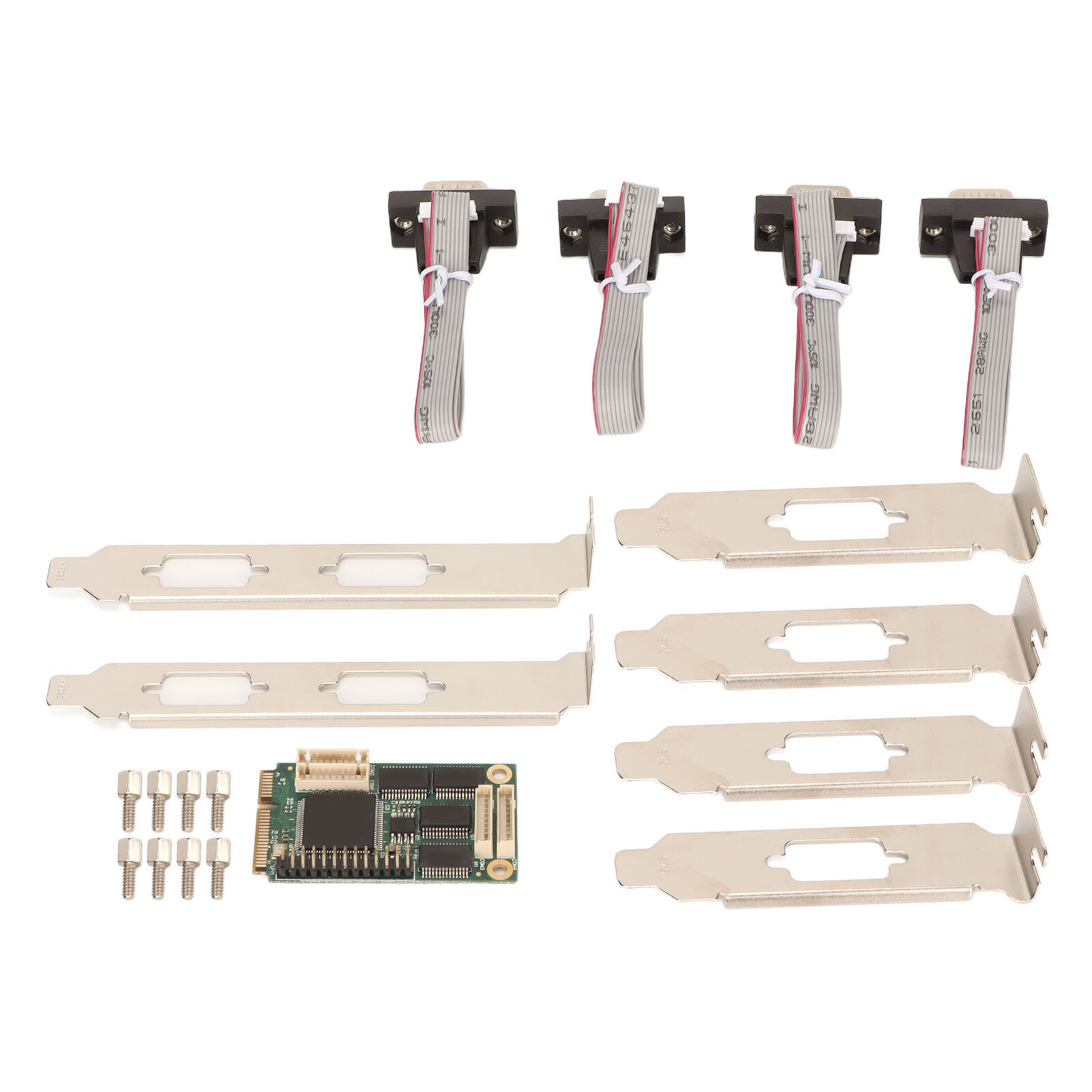 Карта расширения с 4 последовательными портами PCIe miniPCIe CH384L 4 порта DB9 RS232 скорость 8 Мбит с для Windows и Linux