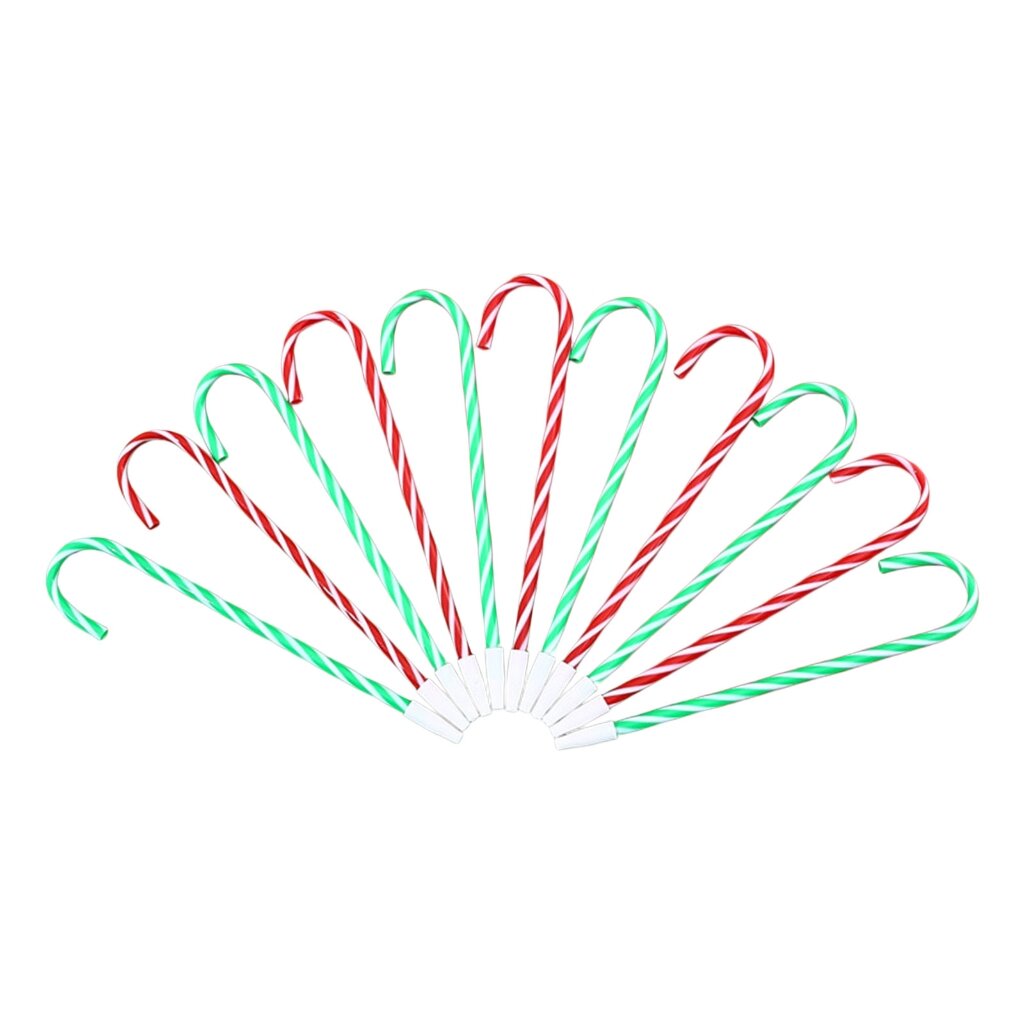 Упаковка из 10 Рождественских Шариковых Карандашей В виде Конфетной Палочки Праздничный Подарок Для Письма В Офис, Школьные Принадлежности Для Вечеринок