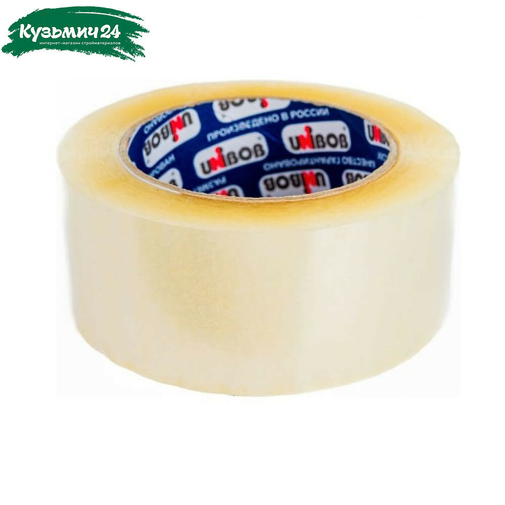 Скотч UNIBOB упаковочный прозрачный 48 мм 132 м