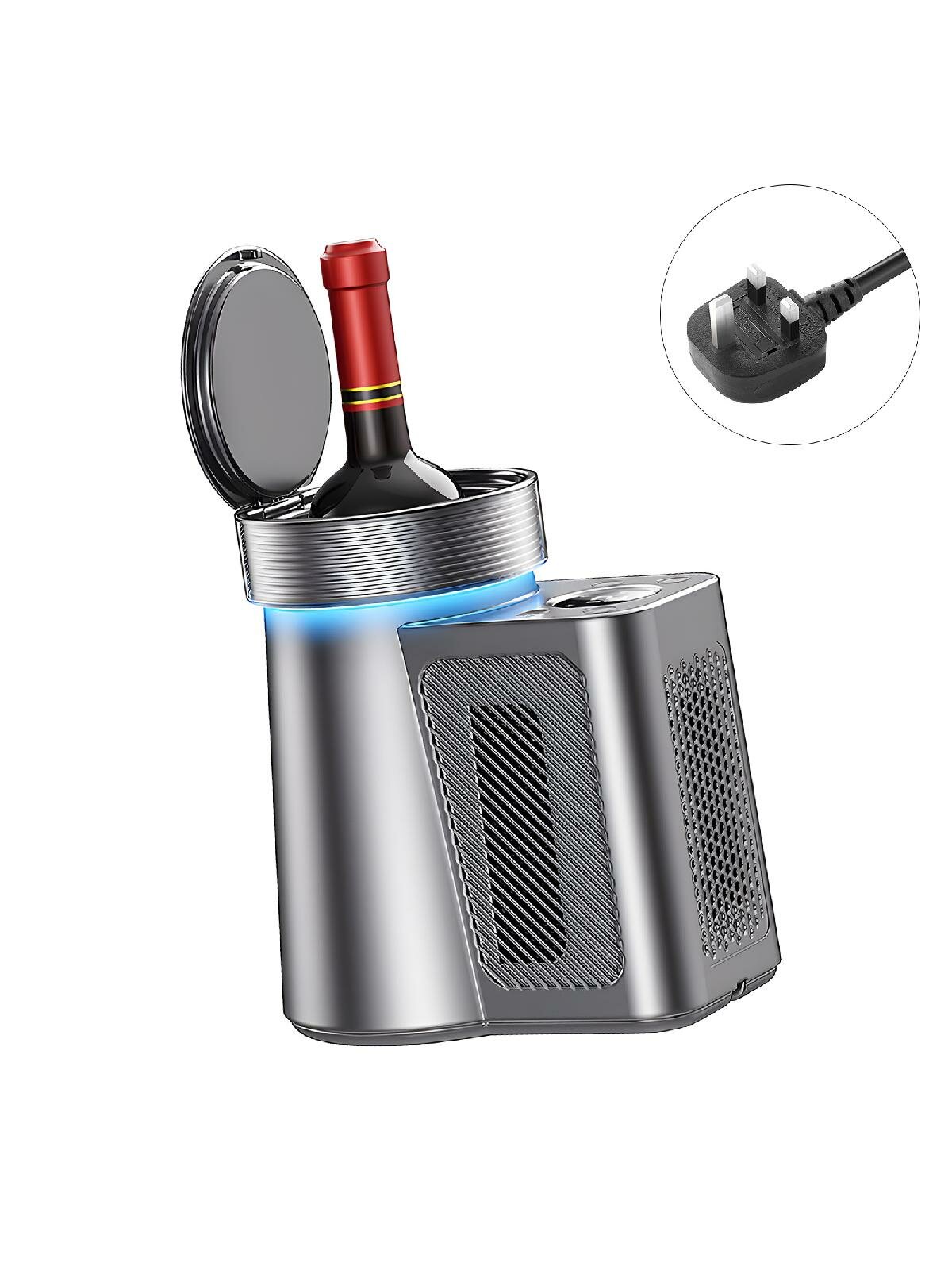 Удобный настольный винный холодильник для быстрого охлаждения красного и белого шампанского Тихая работа