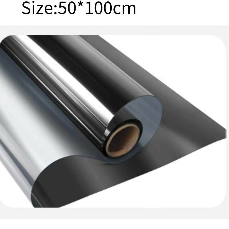 Высококачественная самоклеящаяся теплоизоляционная пленка для окон, черная, 50*100 см, для защиты от солнца и конфиденциальности