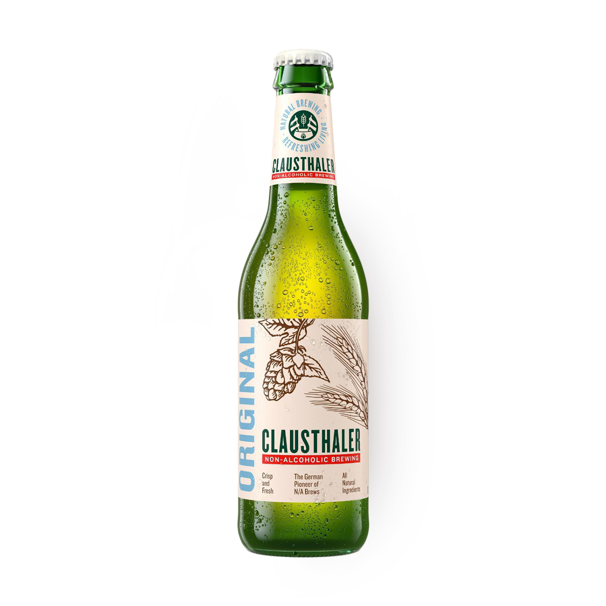 Пиво Clausthaler "Original", безалкогольное, светлое, фильтрованное, 0,33 л