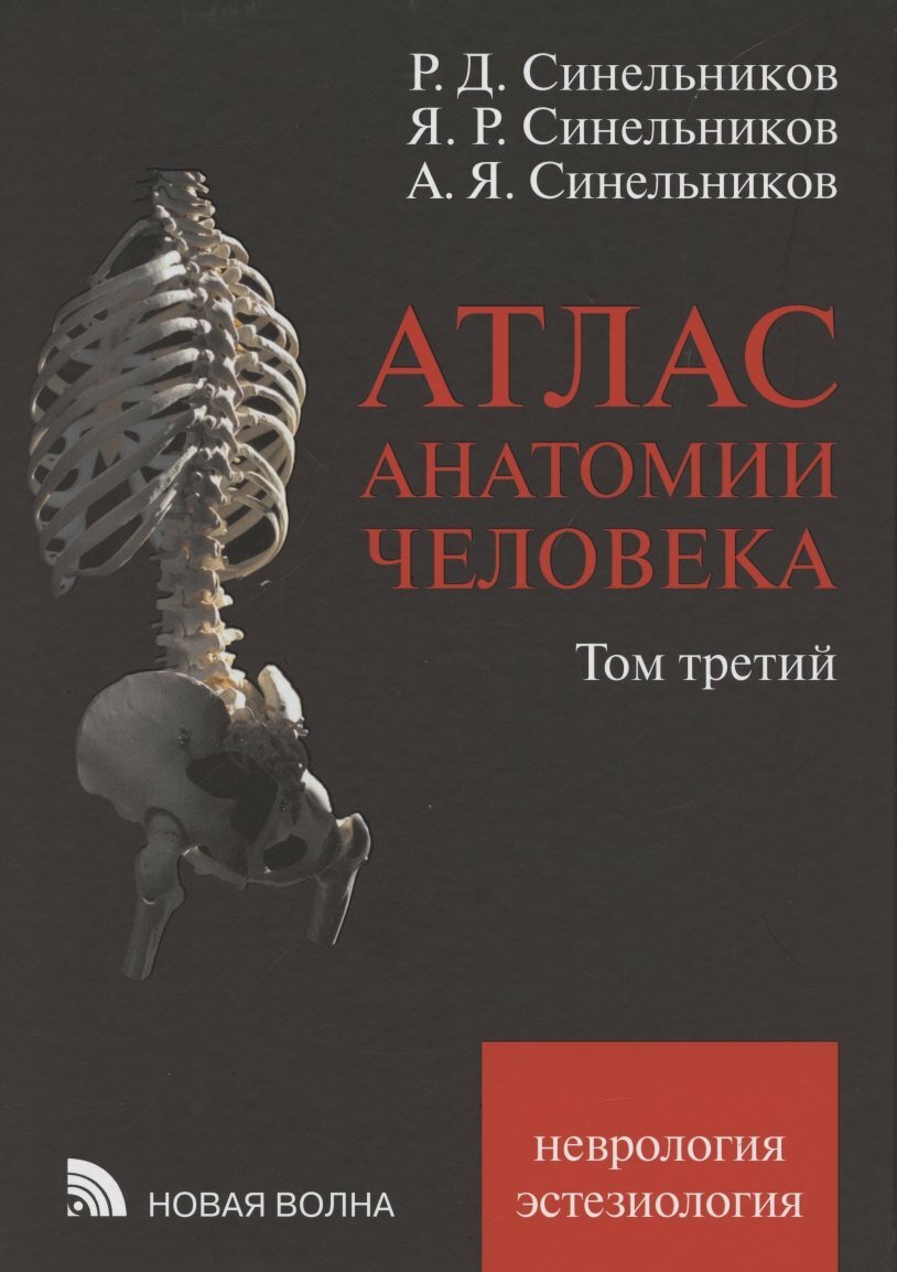Атлас анатомии человека. В 3 томах. Том третий. Учение о нервной системе и органах чувств (Александр Синельников)