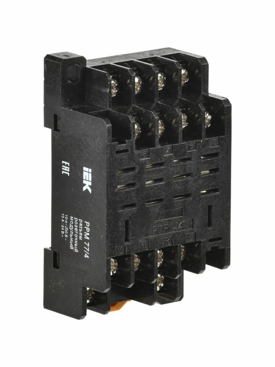 Разъем модульный РРМ77/4(PTF14A) для РЭК77/4(LY4) IEK RRP10D-RRM-4