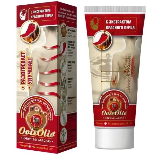 ОвисОлио / "OvisOlio - Овечье масло", гель-бальзам для тела согревающий (70 мл)